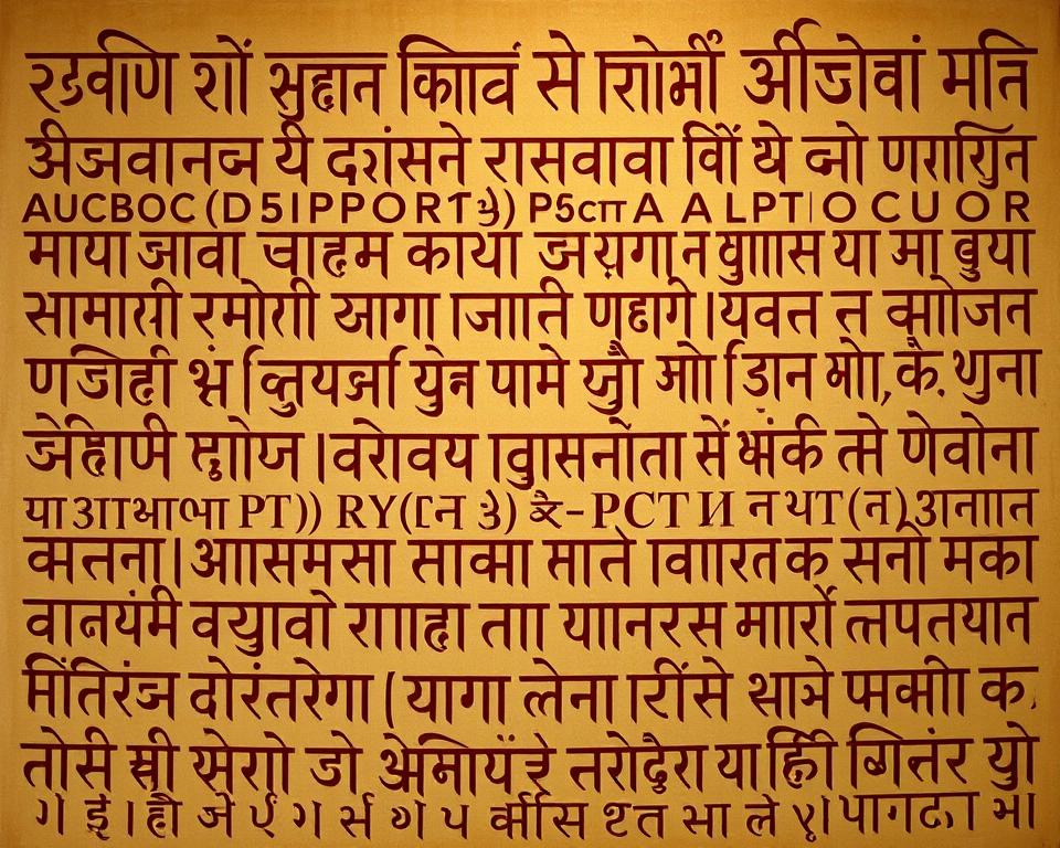 Die indische Schrift - Ursprung und Entwicklung